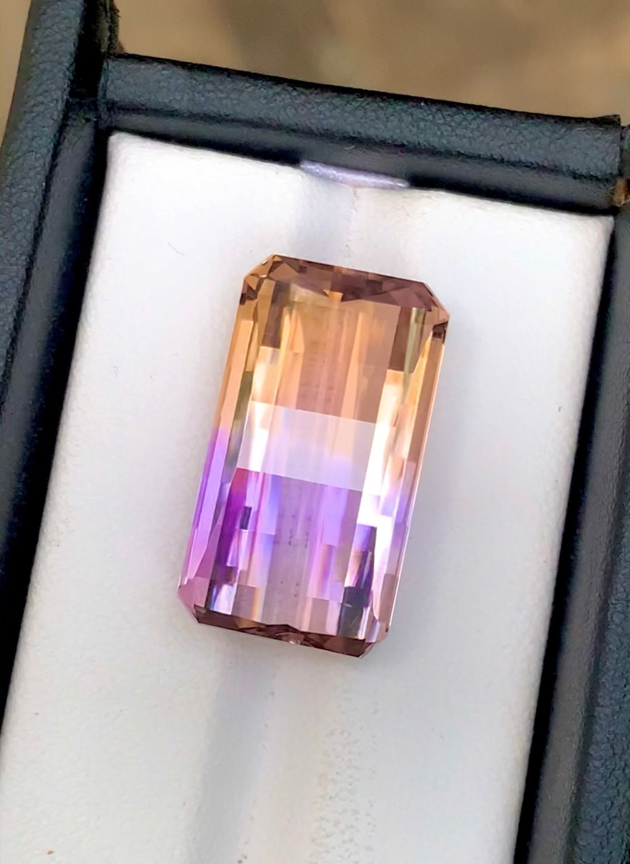 Precision Pixel Cut Natural Ametrine Loose Gemstone From - Etsy