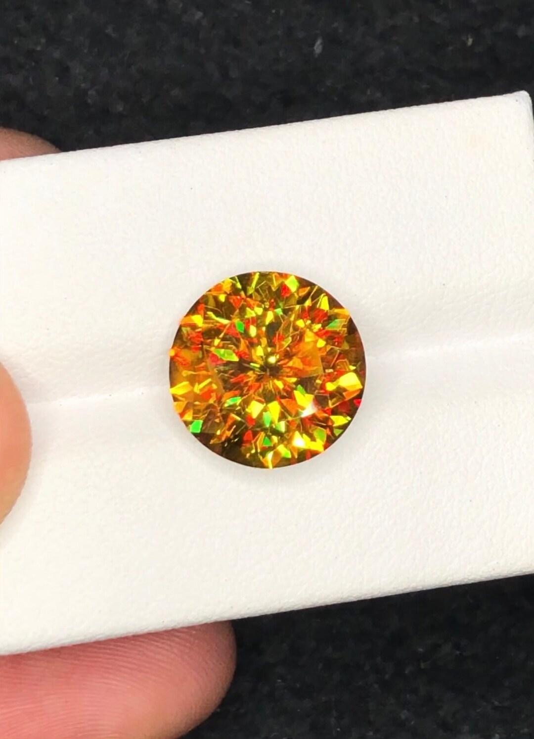 Presenting Rich Fire and Sparkling Natural Sphene Loose Gemstone for ...