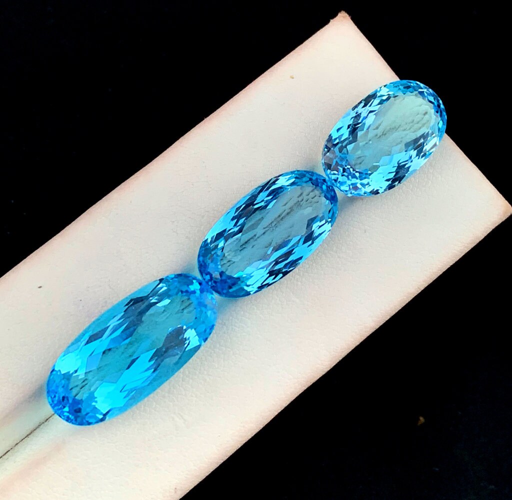 Piedras preciosas de topacio topacio azul natural piedras | Etsy