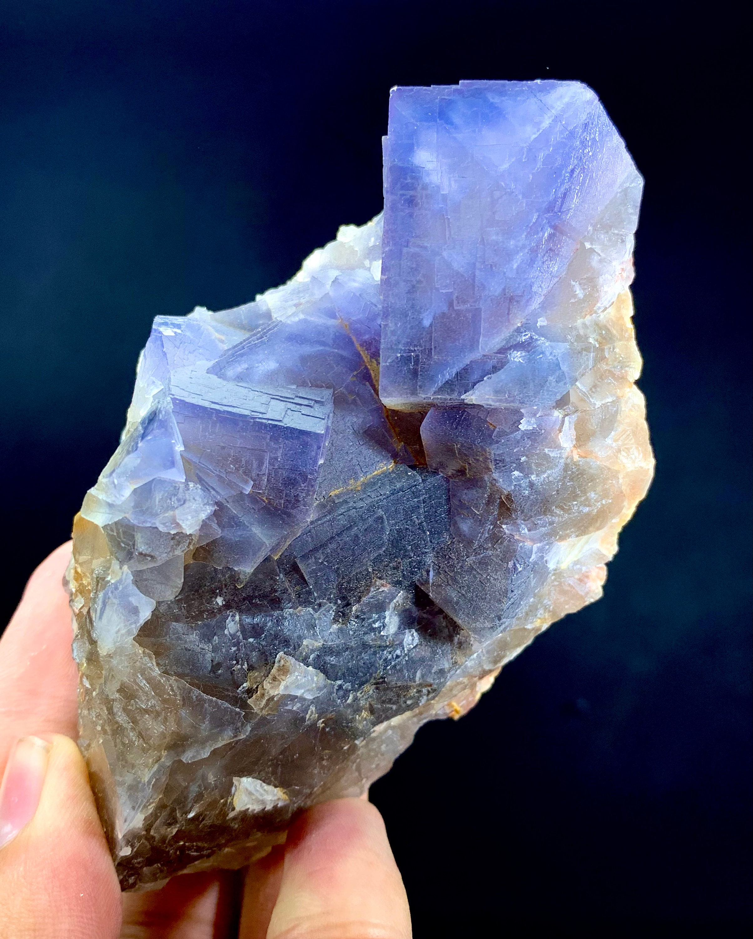 Purple Phantoms Fluorite Specimen Cubic Shape Fluorite - Etsy