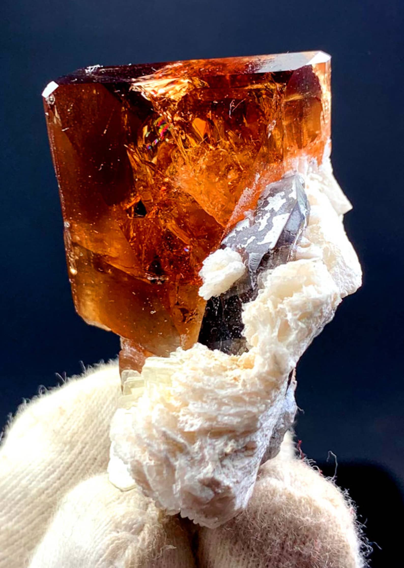 Natural Topaz Crystals With Beautiful Albite From Skardu - Etsy