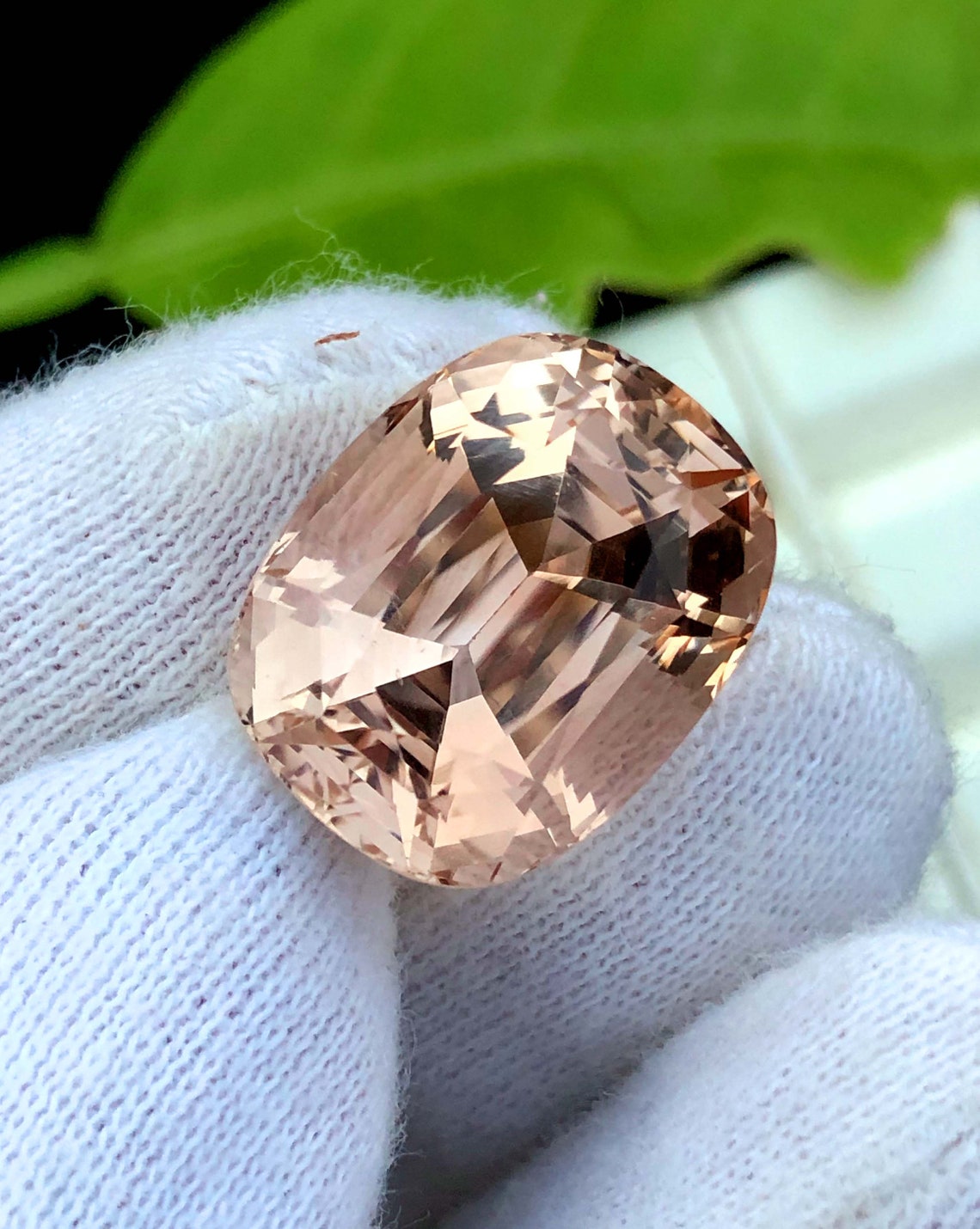 Topaz Sherry Color Topaz Gemstone Fancy Step Oval Cut - Etsy