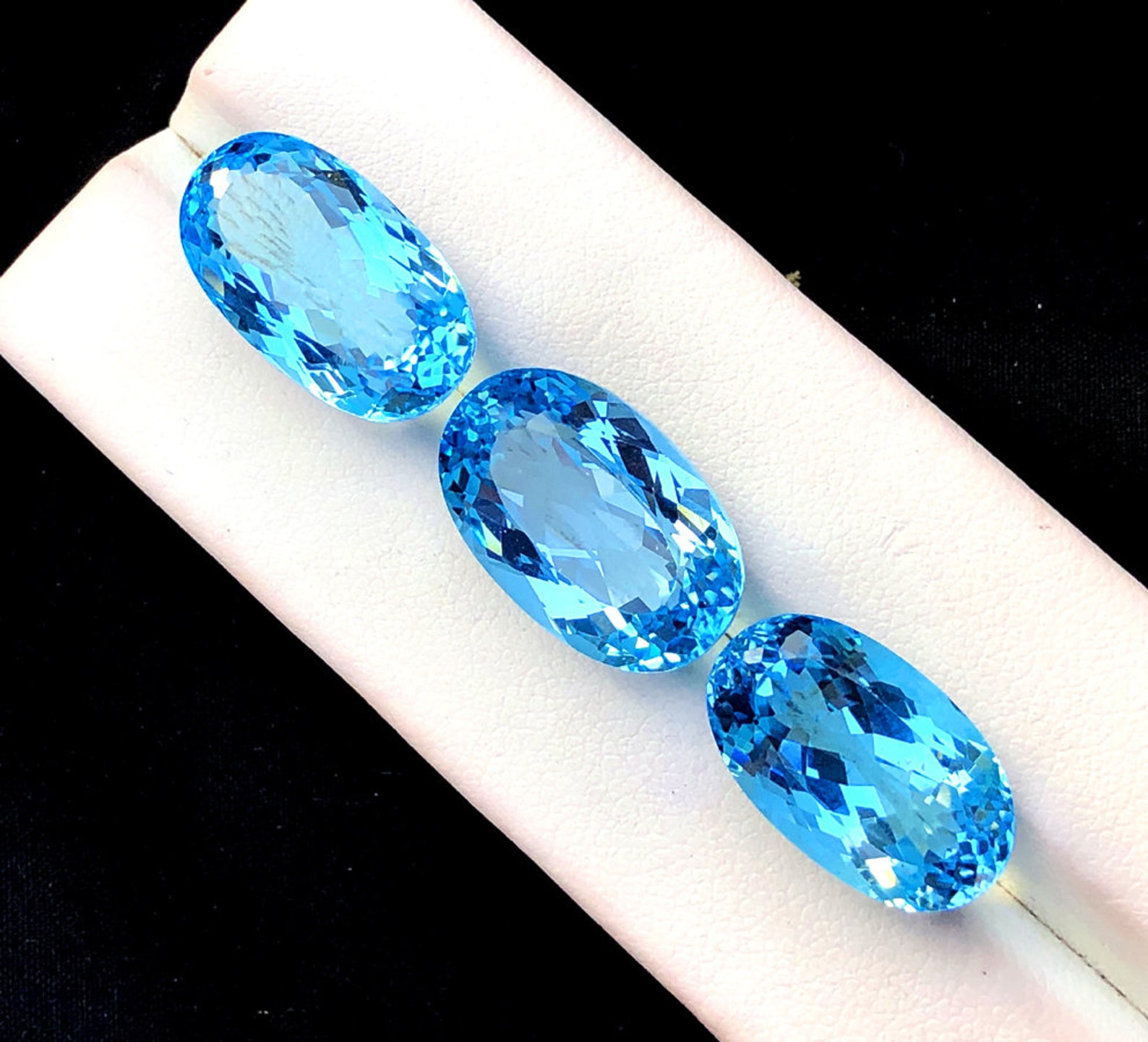 Piedras preciosas de topacio, topacio azul natural, piedras preciosas ...