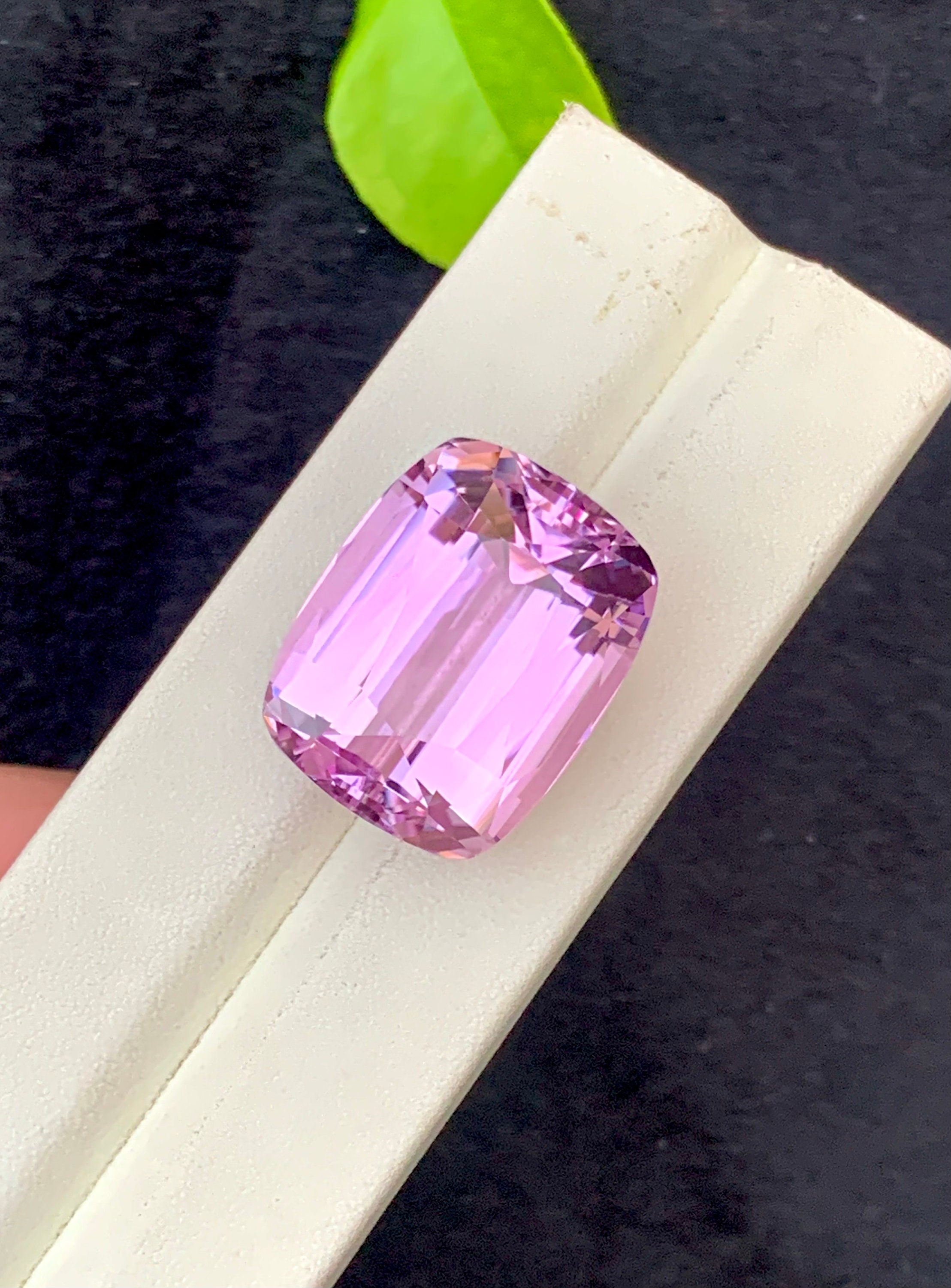 Majestic Hot Pink Natural Kunzite Gemstone, Perfect Cushion Cut Kunzite ...