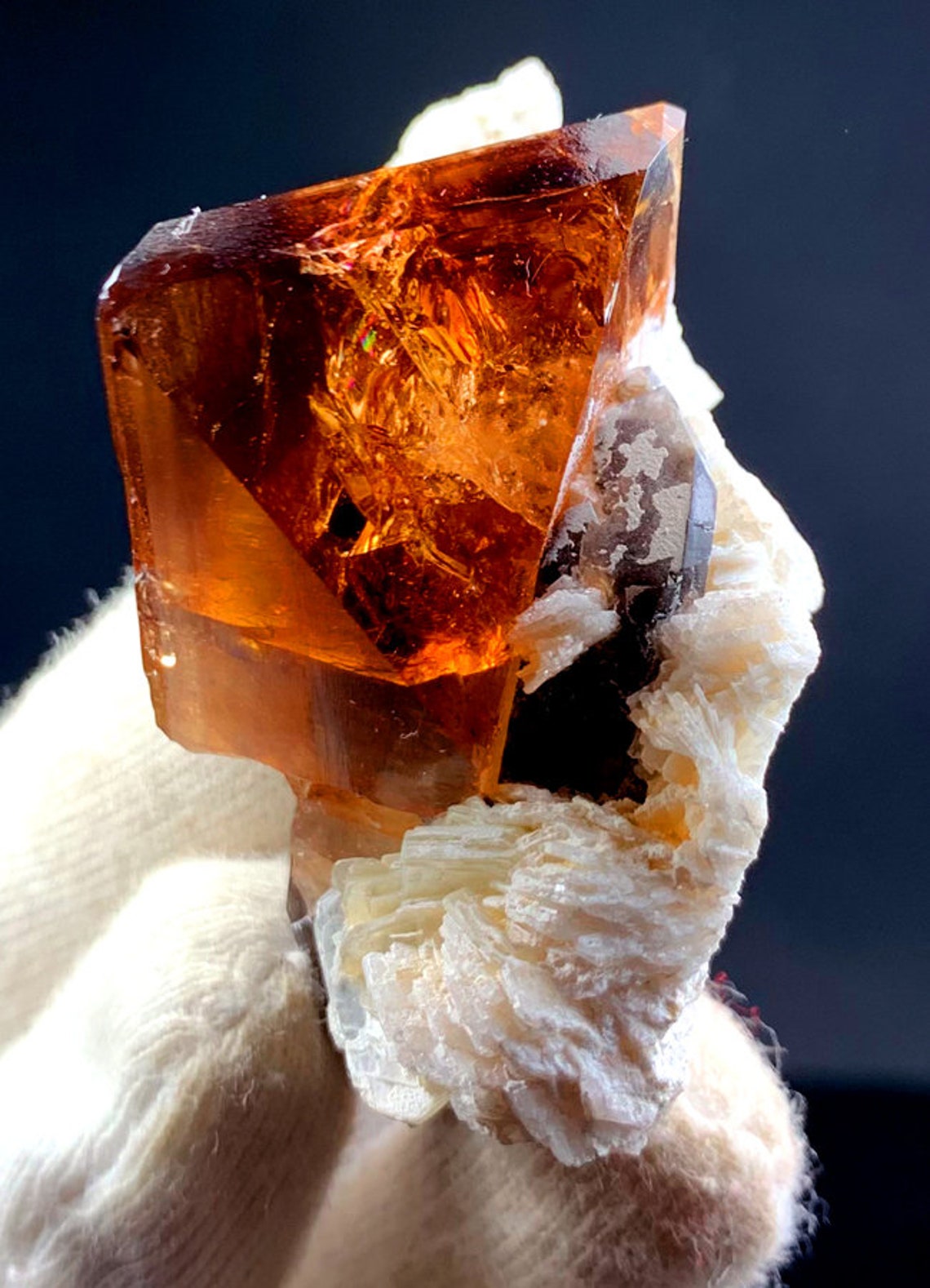 Natural Topaz Crystals With Beautiful Albite From Skardu - Etsy