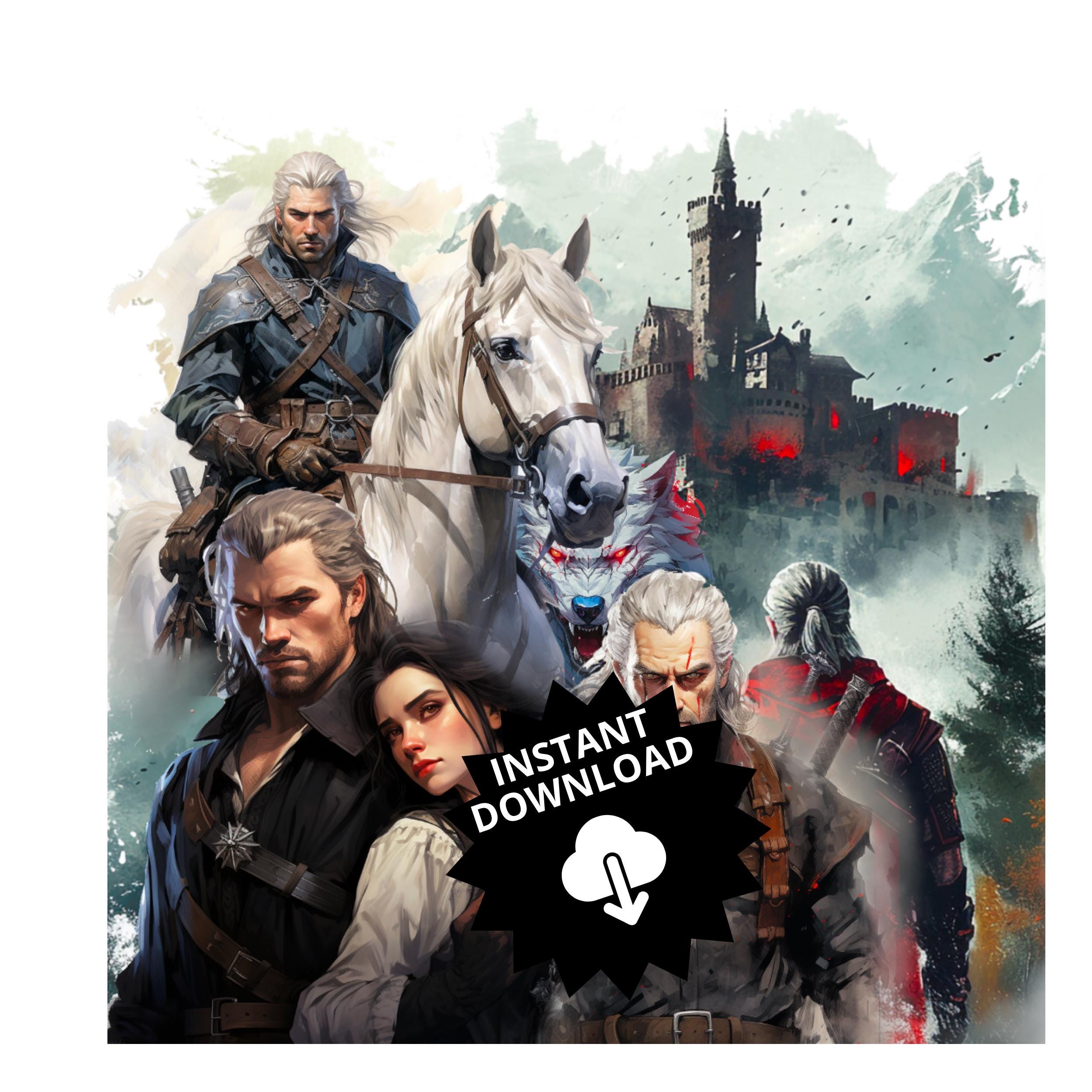 The Witcher Tumbler Wrap PNG, Digital Download - Etsy