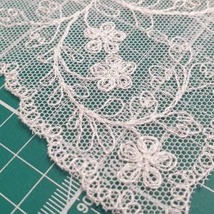 Nottingham Lace Handkerchief - Etsy