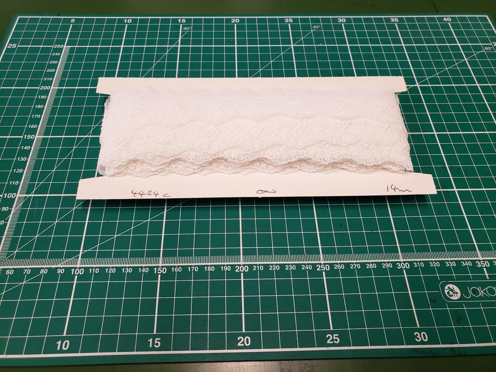 Nottingham Lace Embroidered Cotton Net Trim. - Etsy