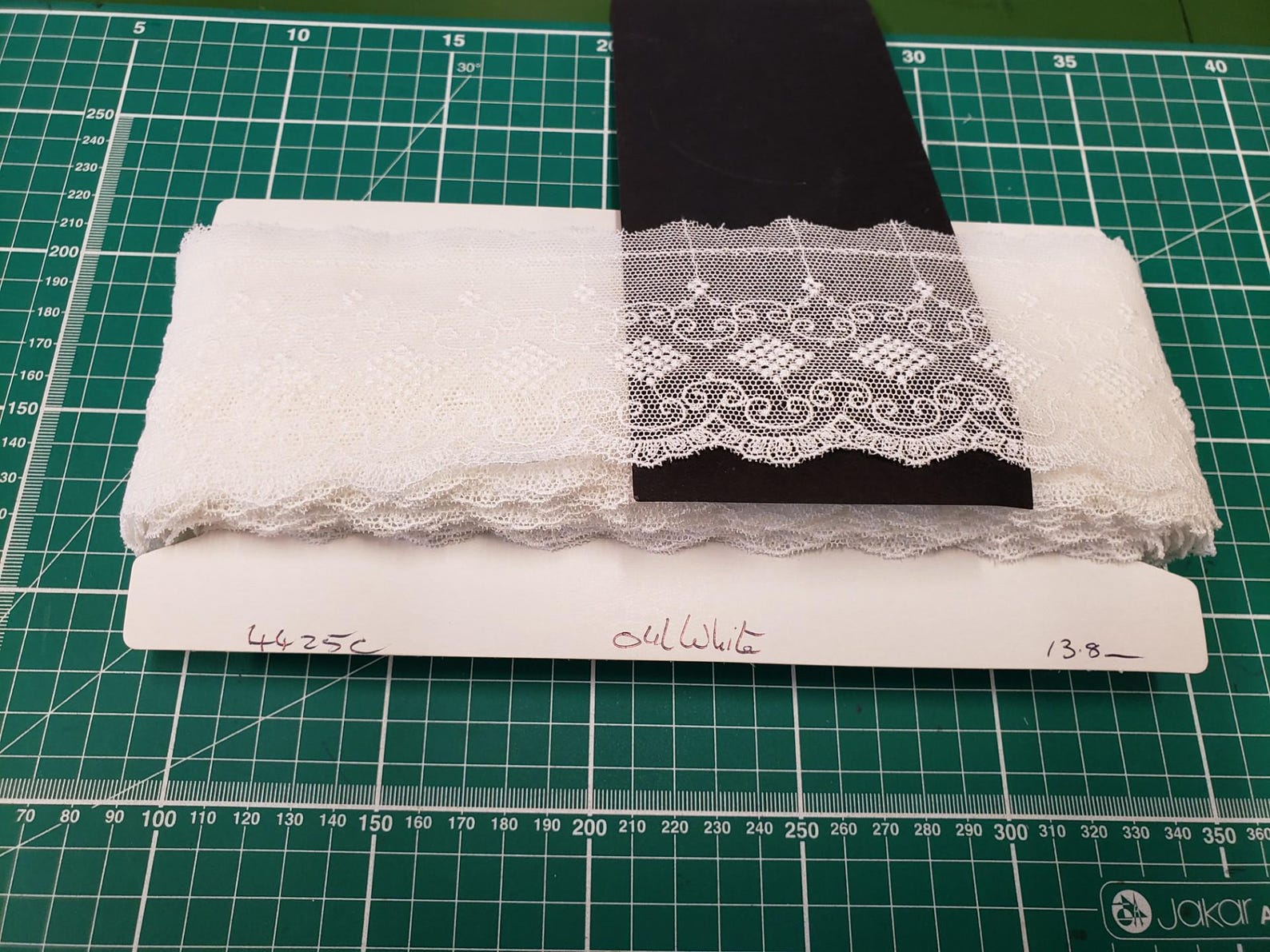 Nottingham Lace Embroidered Cotton Net Trim. - Etsy