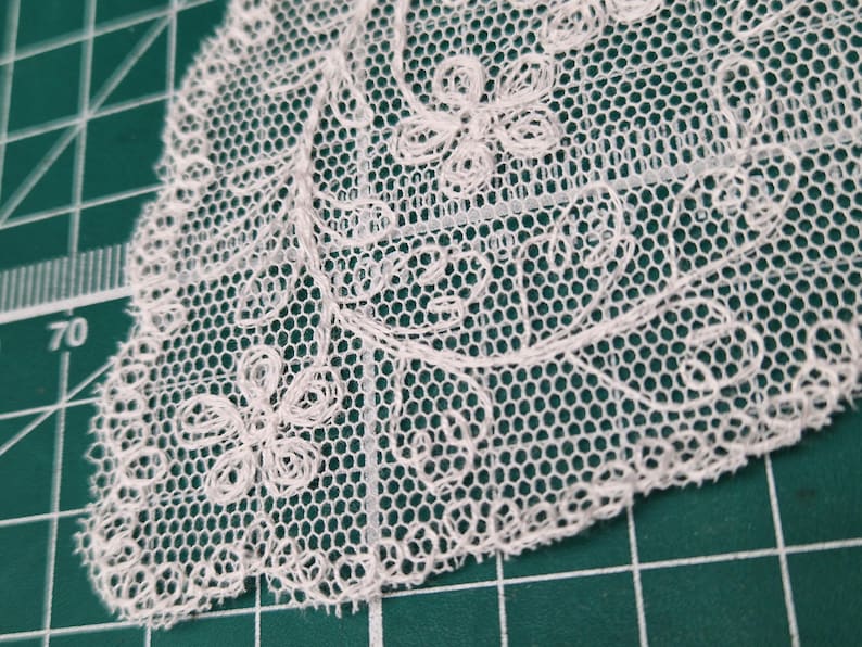 Nottingham Lace Handkerchief - Etsy