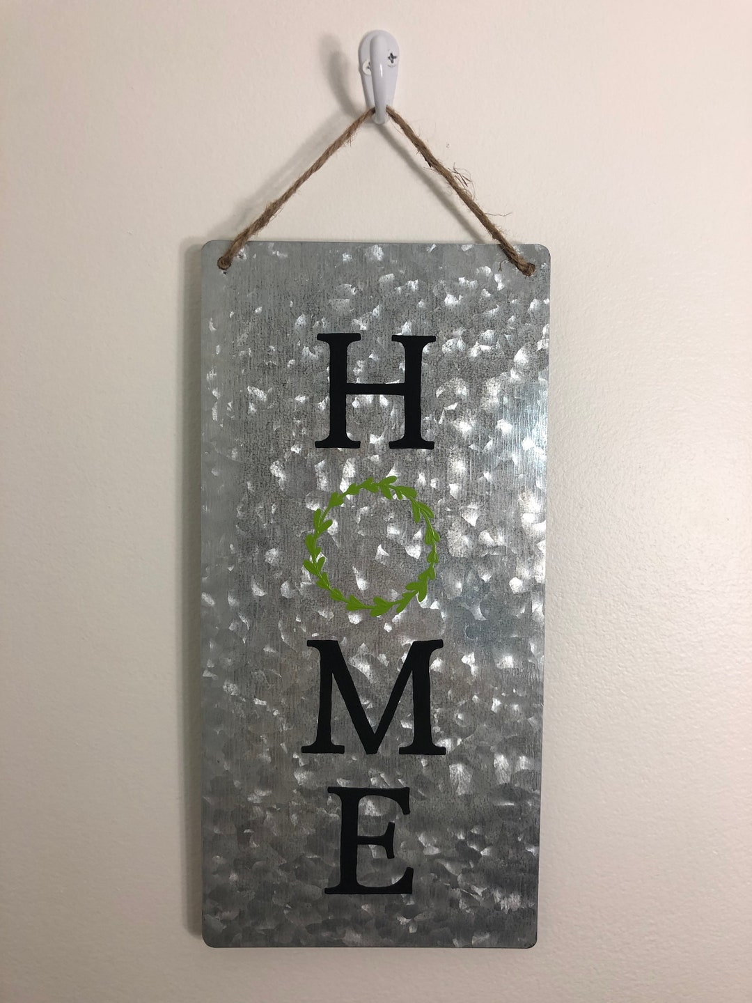 Home Metal Hanging Sign - Etsy