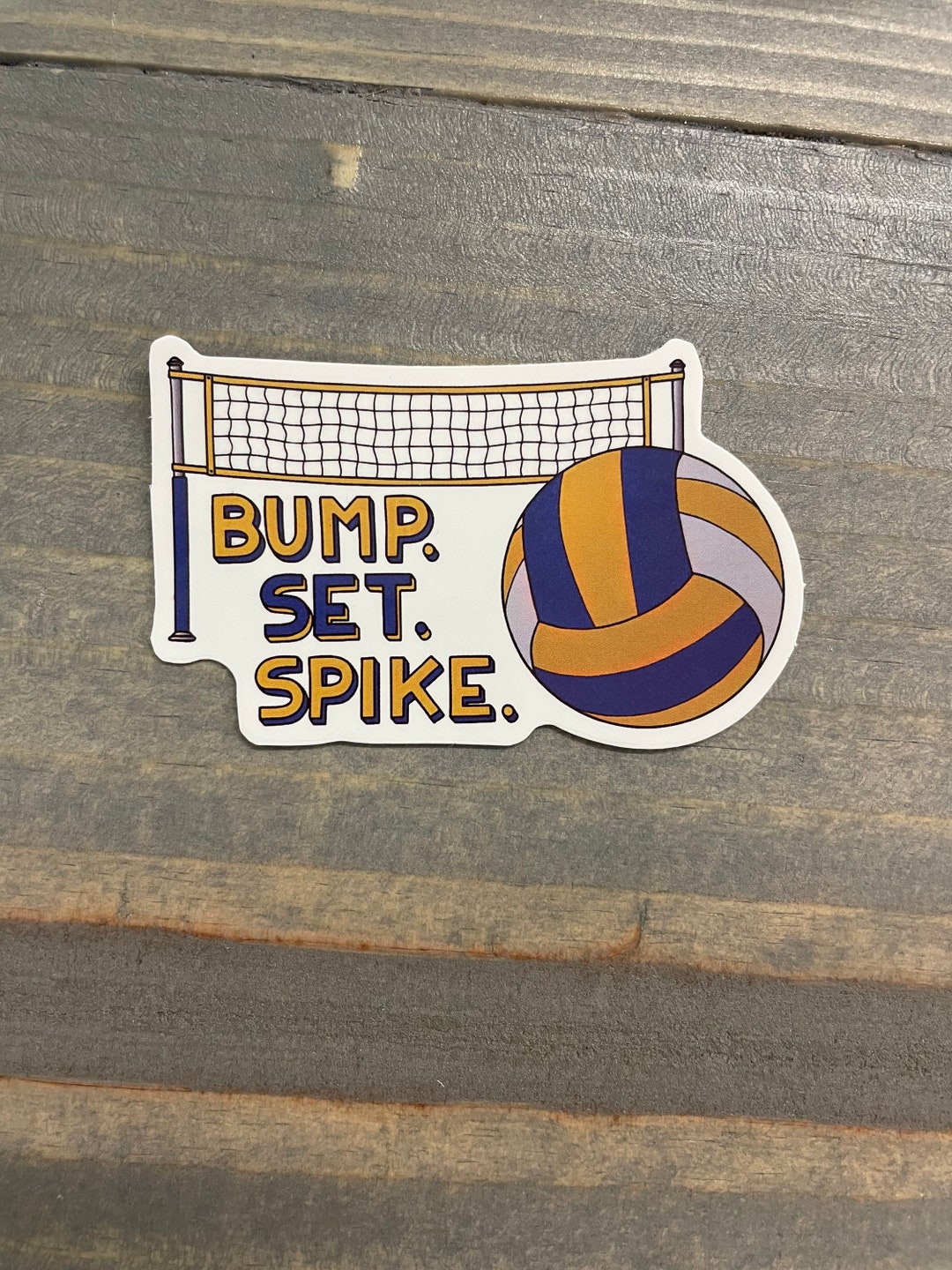 Sticker Volleyball Sticker Bump Set Spike Sticker Sports - Etsy