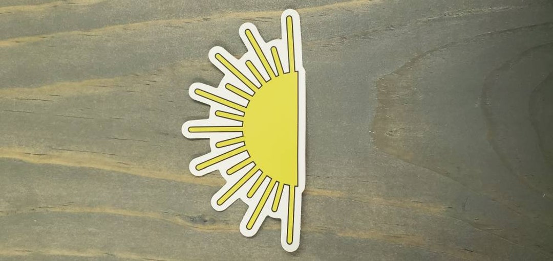 Stickers Sunshine Aesthetic Cartoon Girl Laptop - Etsy