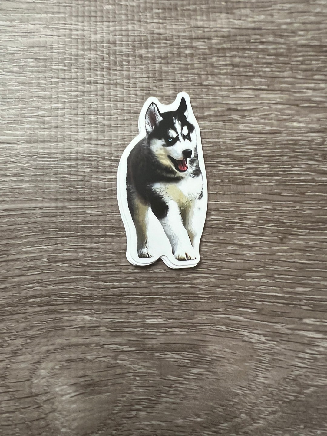 Stickers Husky Puppy Aesthetic Cartoon Girl Laptop Stickers Happy Cute ...