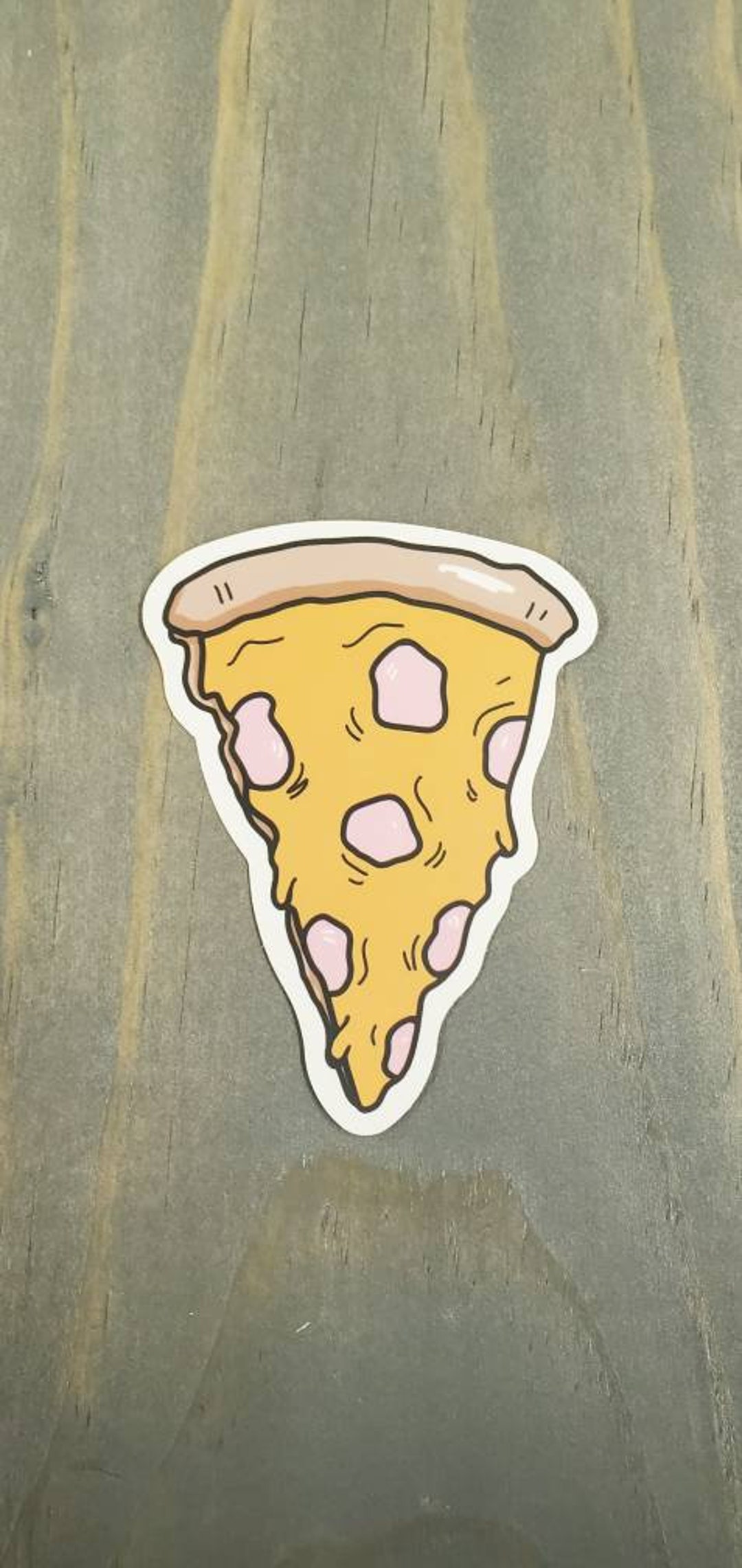 Stickers Slice of Pizza Aesthetic Cartoon Girl - Etsy