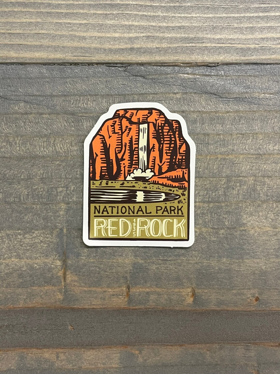 Sticker National Park Redrock Camping Hiking Outdoor - Etsy