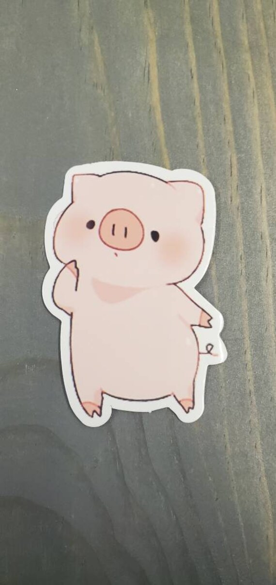 Cute Nerd Pig Wallpaper