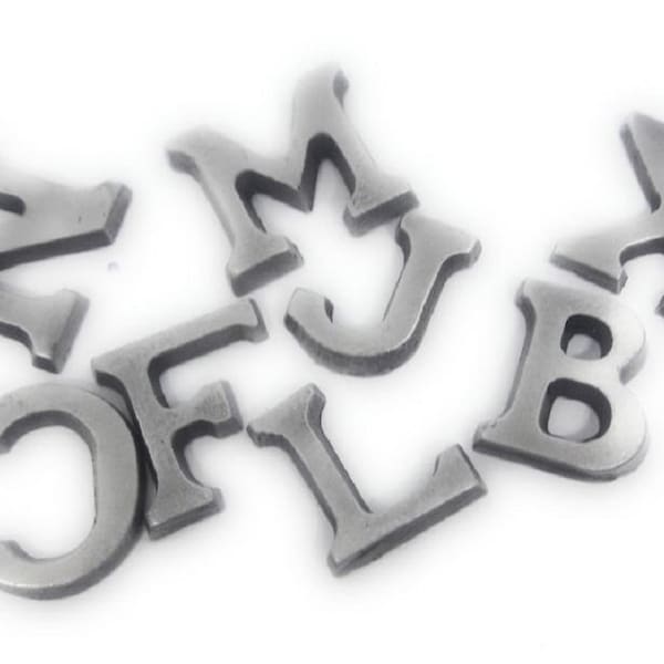 Pewter Letters - Etsy