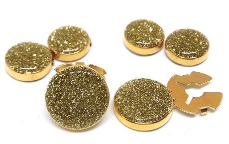 Button Covers Set of Six Formal Accessories - Etsy