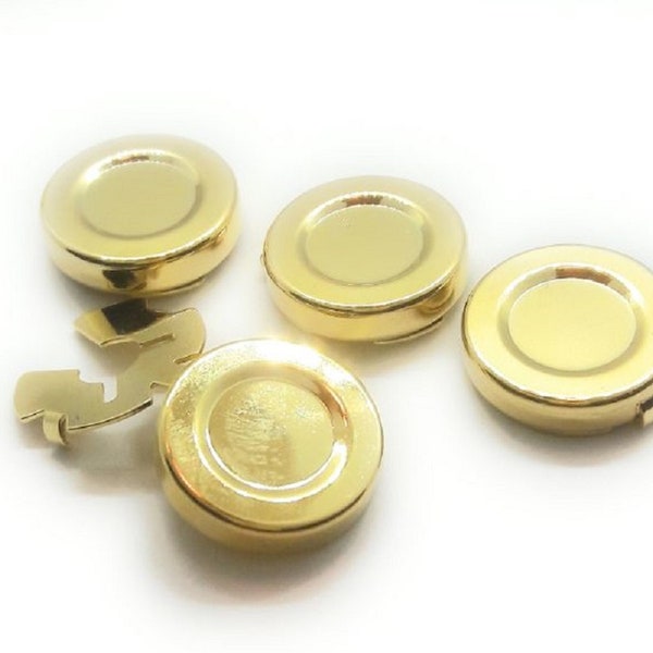 Gold Button Covers - Etsy