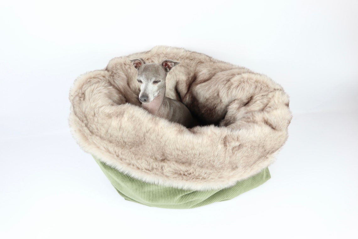 Cosy Cave Cave Dog Cave Greyhound Dog Bed Luxury Dog - Etsy