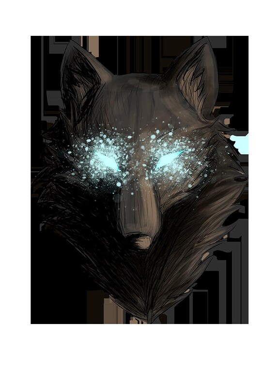 Wolf Grey Wolf Transparent Background Clothes Sticker | Etsy