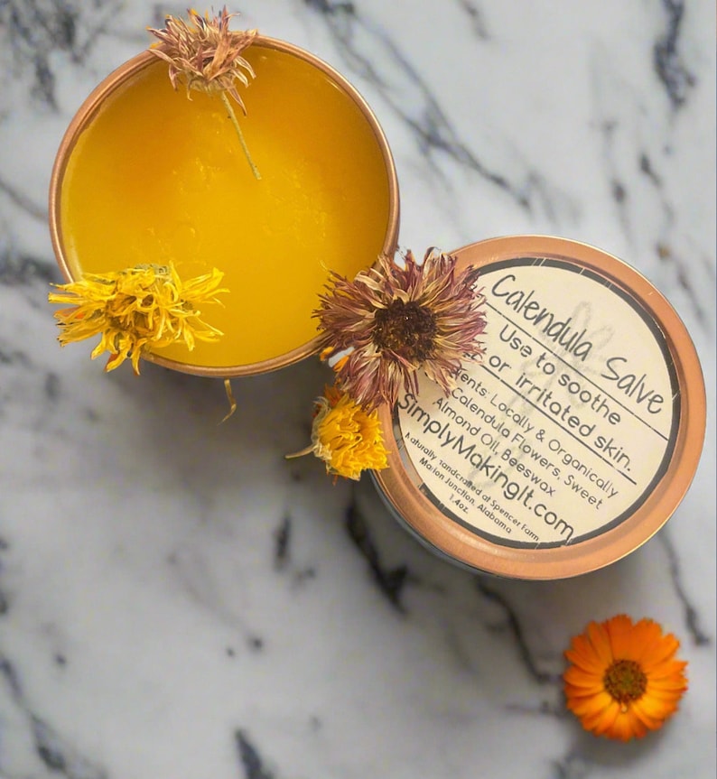 Handmade Calendula Salve - Etsy