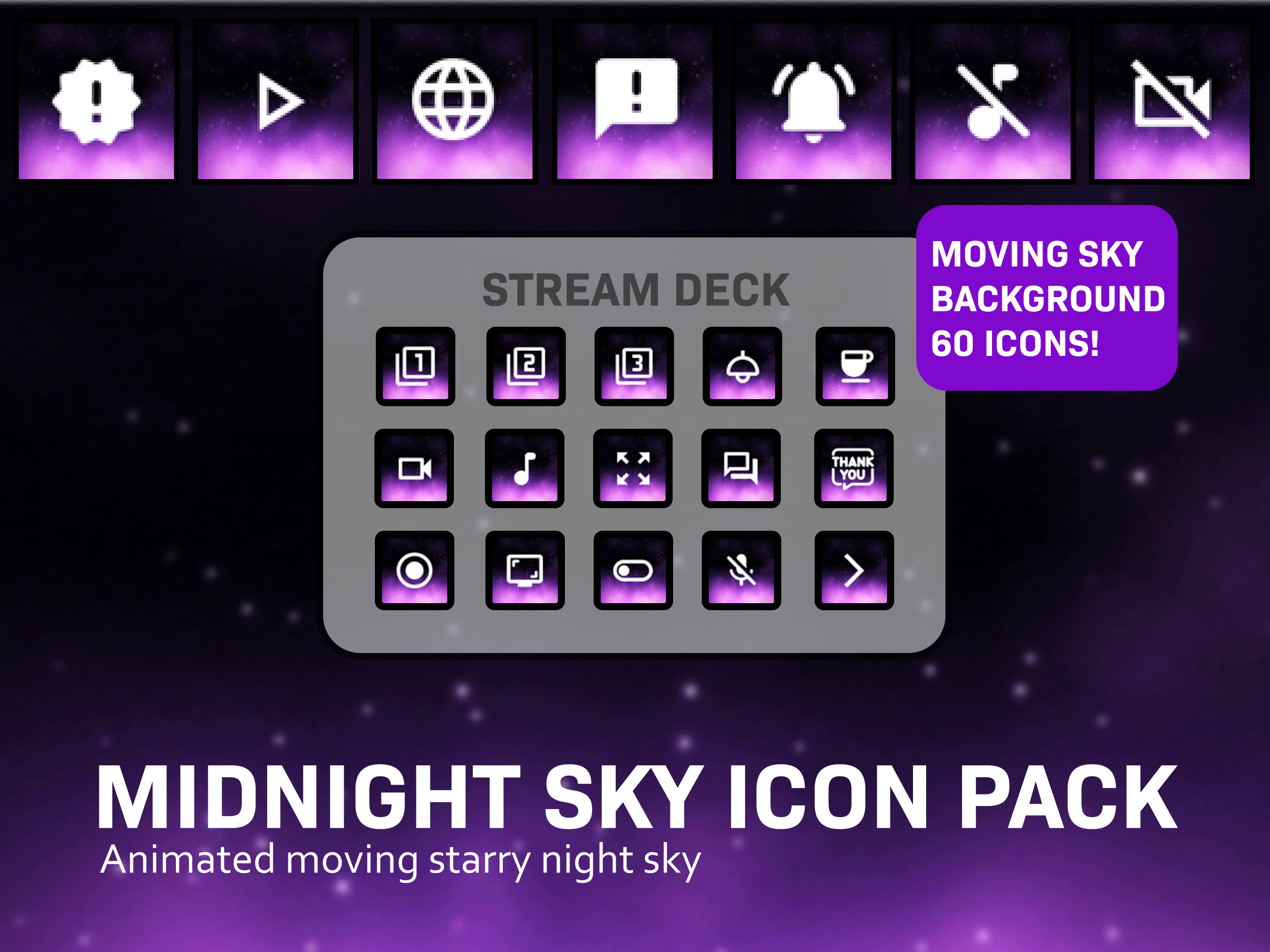 Animated Moving Icons