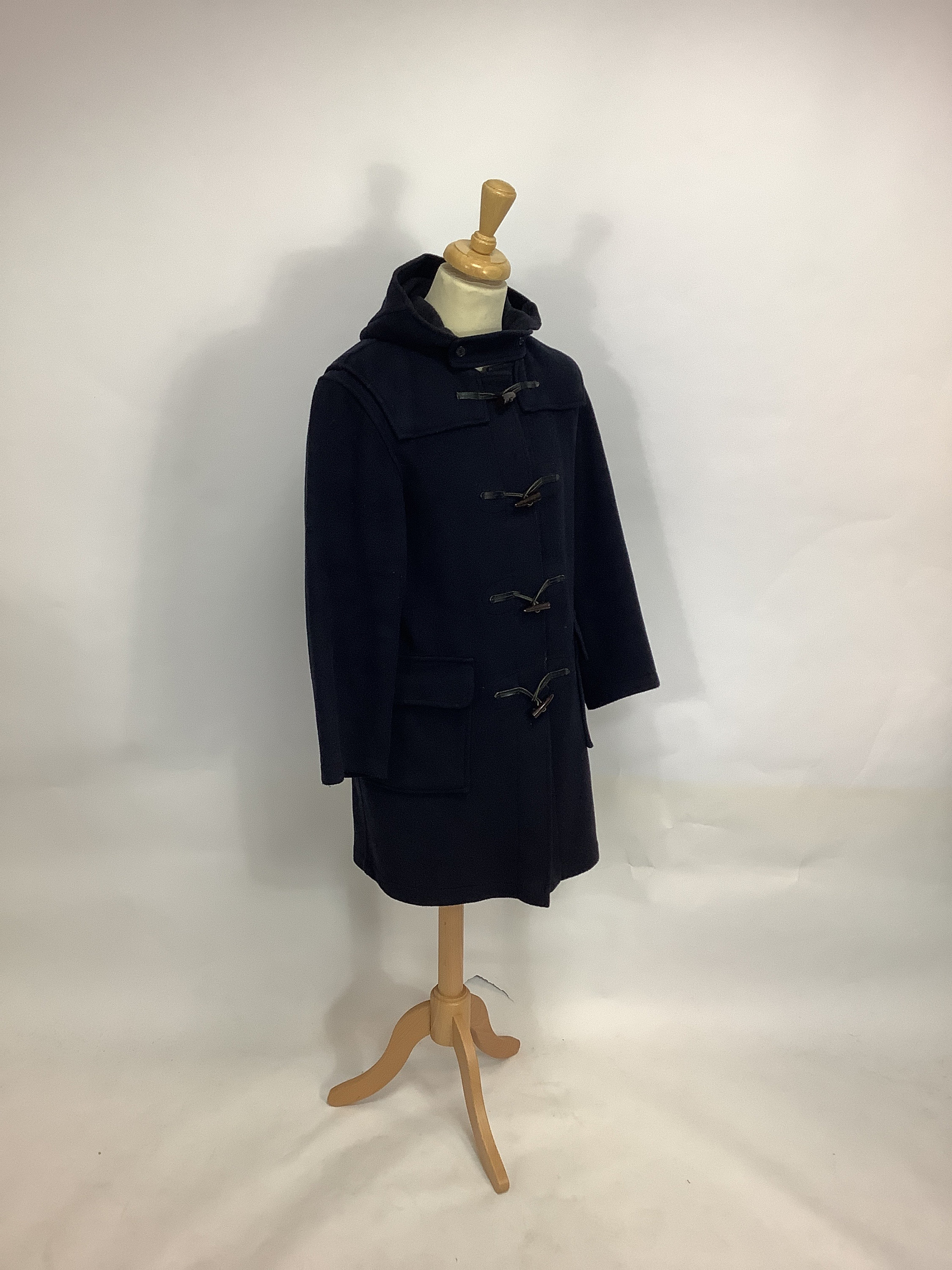 Vintage 1980s Original Gloverall Navy Duffle Coat With Pancake - Etsy