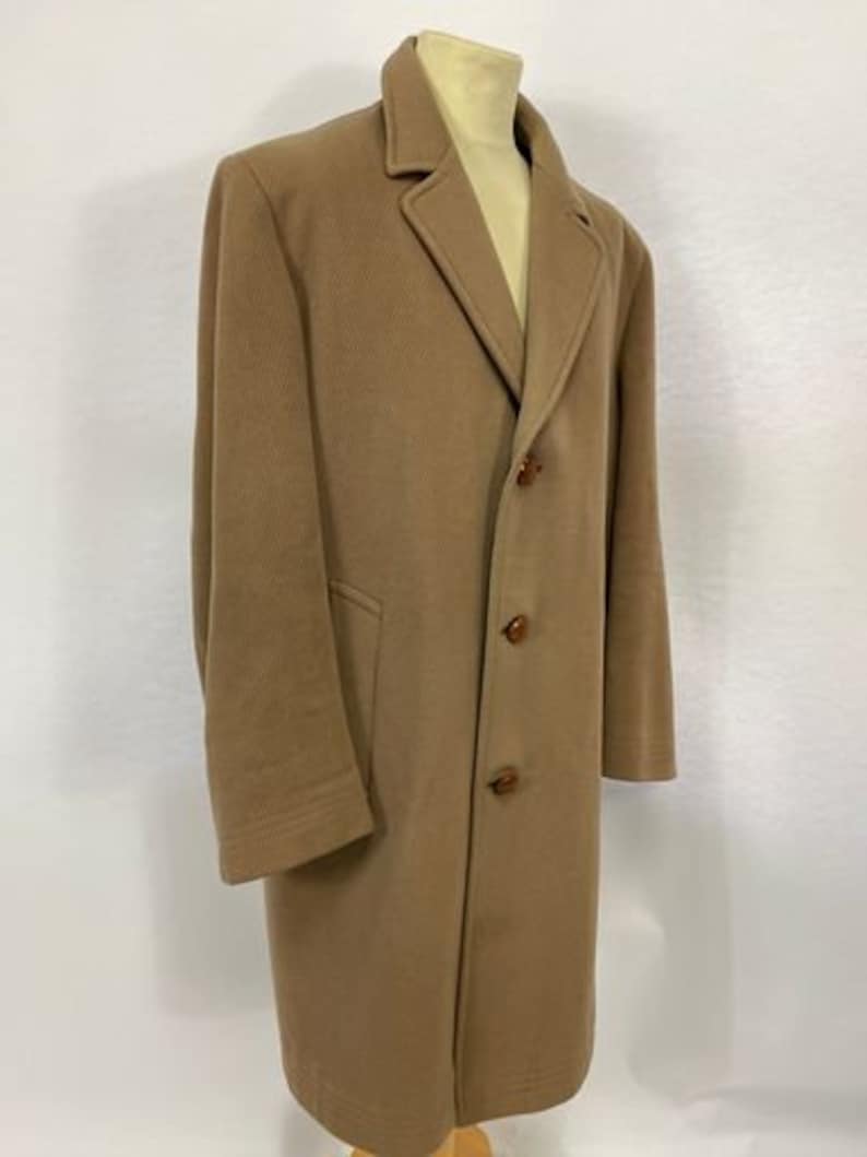 Vintage 1960s Burton Tailored Smart Camel Crombie Overcoat - Etsy