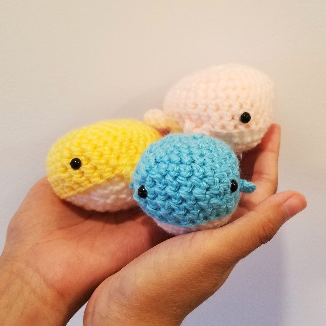 Colorida Mini Ballena Amigurumi / Peluche Crochet Juguete Decoración de ...