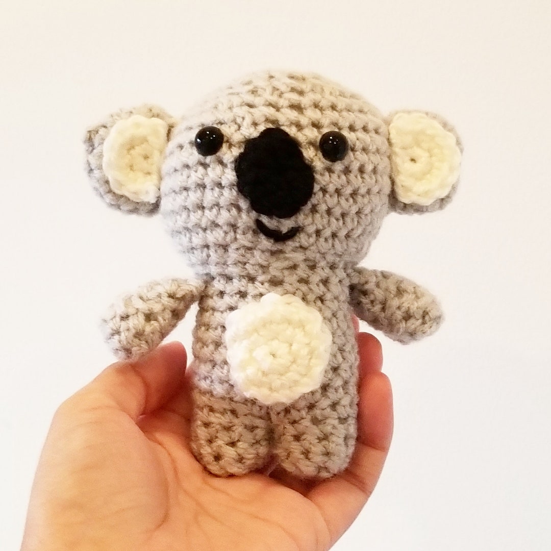 Cute Koala Amigurumi Plush | Crochet Toy Pet Props Decoration Gift ...