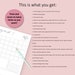 Love Notes Planner Printable, February Bullet Journal, February Planner ...