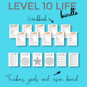 Level 10 Life Bullet Journal Printable Bundle, Miracle Morning Level 10 ...