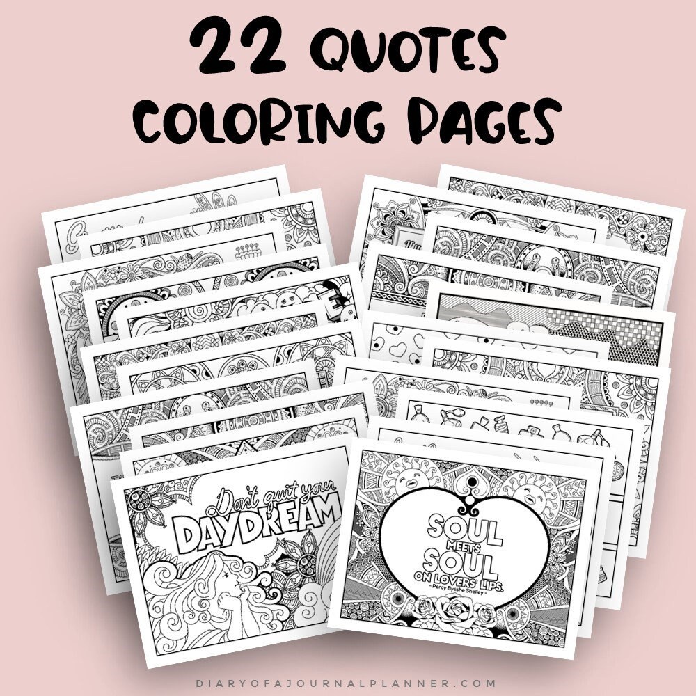 Coloring Pages Bundle, Adult Coloring Pages PDF, Digital Coloring Book ...