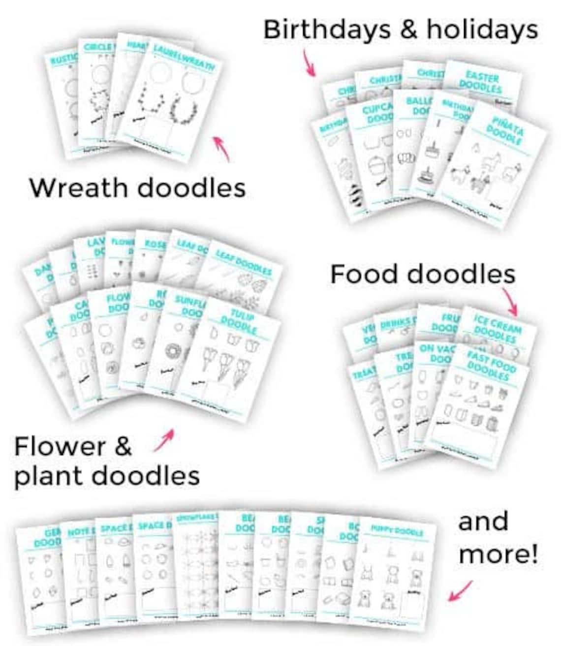 Easy Doodle Tutorials, Step by Step Doodles, Learn How to Doodle, How ...