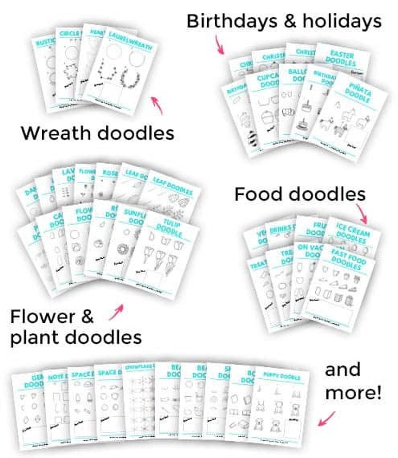 Easy Doodle Tutorials, Step by Step Doodles, Learn How to Doodle, How ...