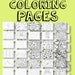 Printable Coloring Book 70 Pages, Coloring Book, Coloring Pages for ...