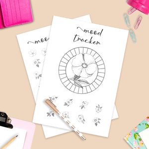 Floral Bullet Journal Printable, Planner Inserts, Bujo Printable ...