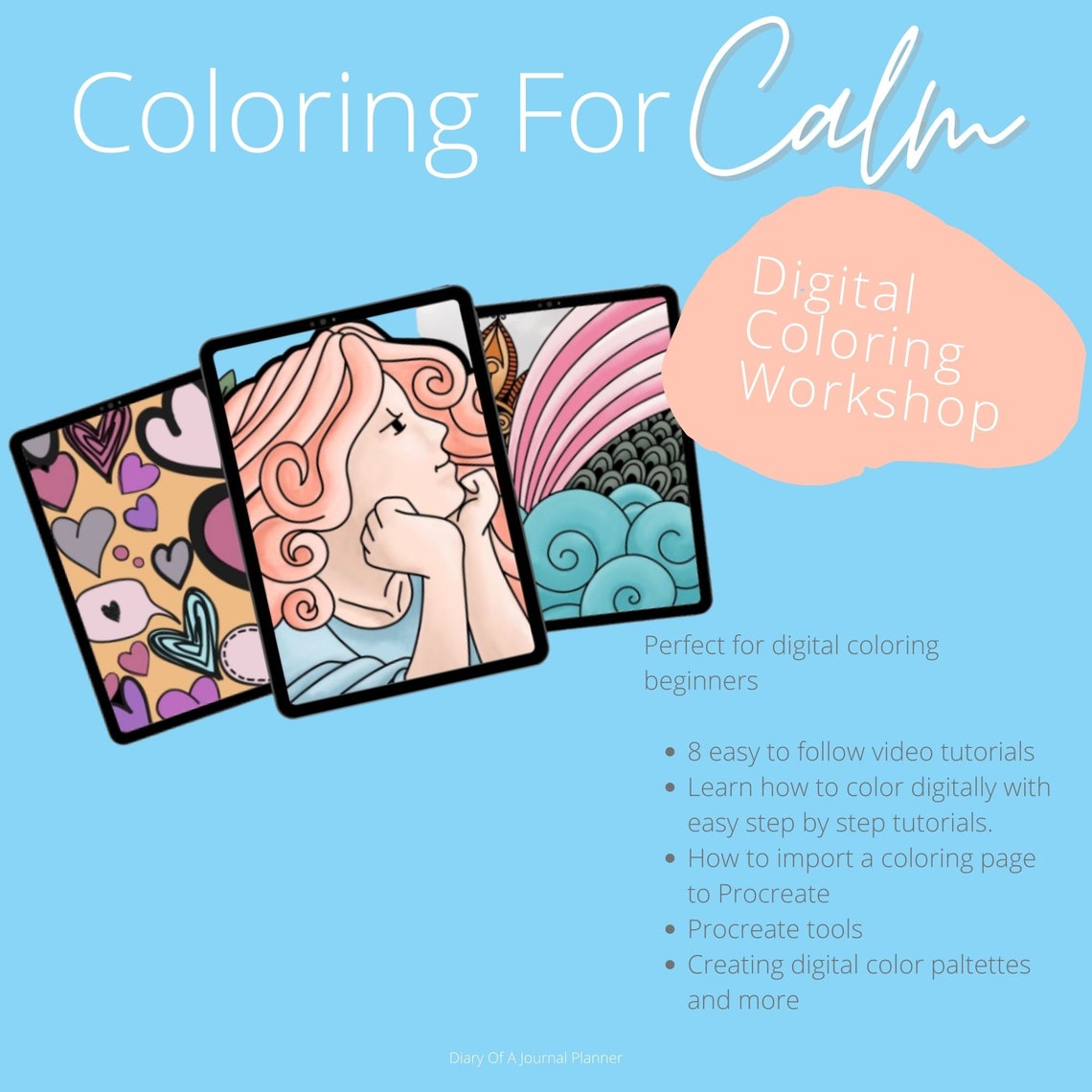 Coloring for Calm Bundle, Coloring Pages Bundle, Adult Coloring Pages ...