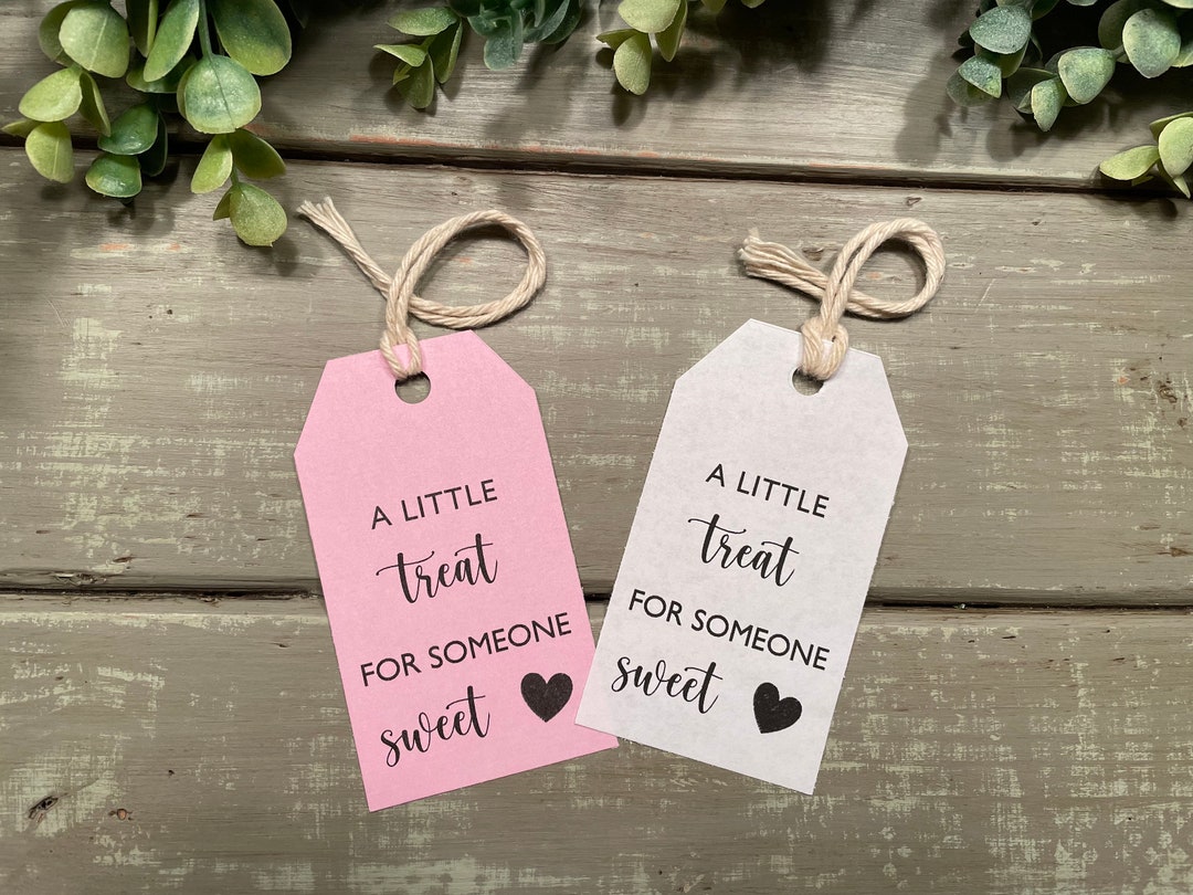 A Little Treat for Someone Sweet Gift Tag: Thank You Printable (digital ...