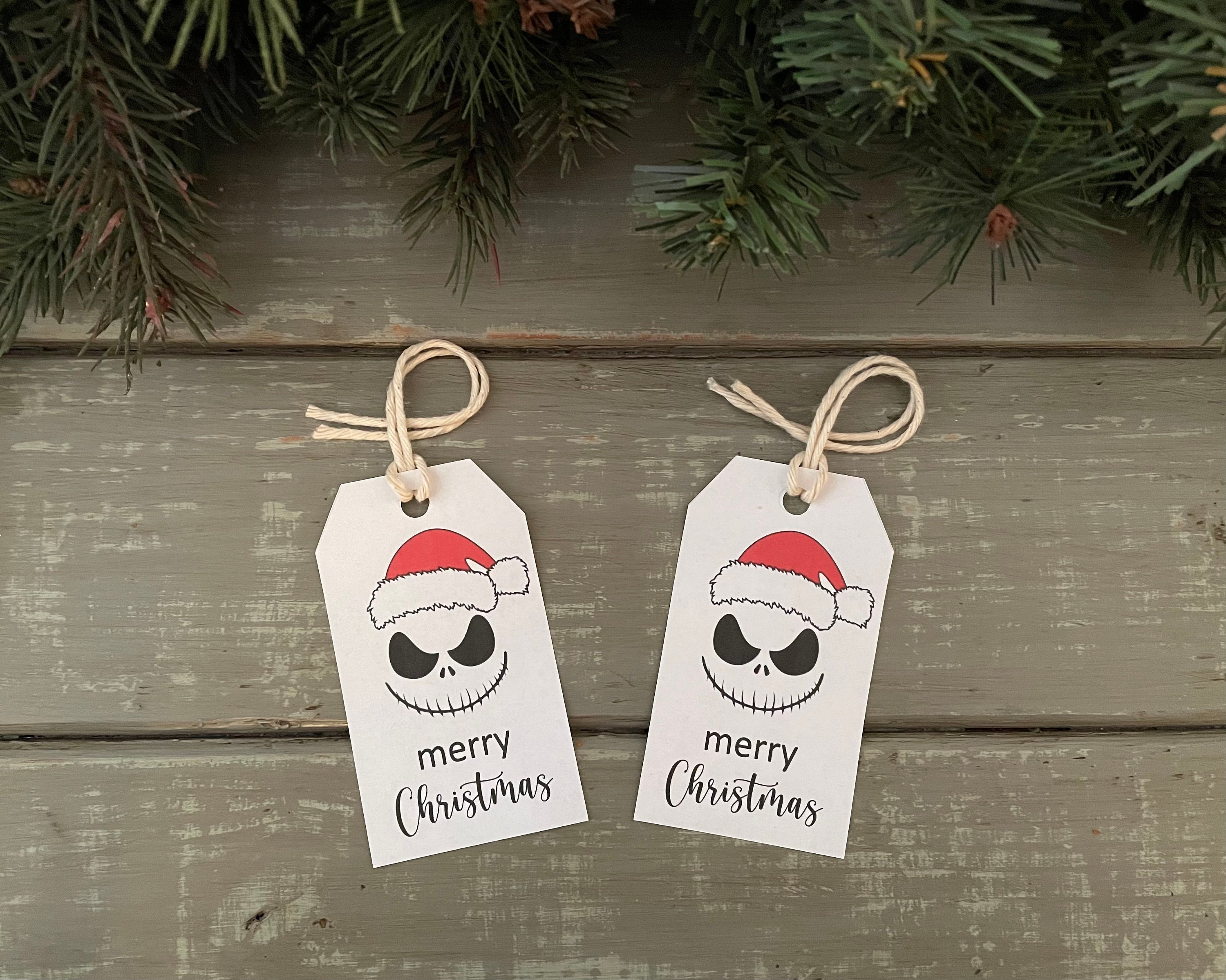 Merry Christmas Gift Tag, Printable, Digital Download - Etsy