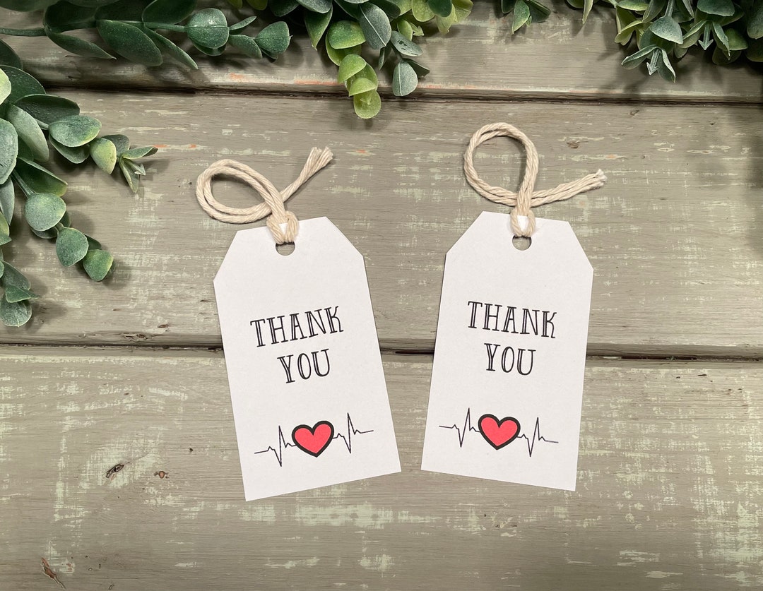Thank You Gift Tag for Healthcare EMS Nurse. Printable - Etsy