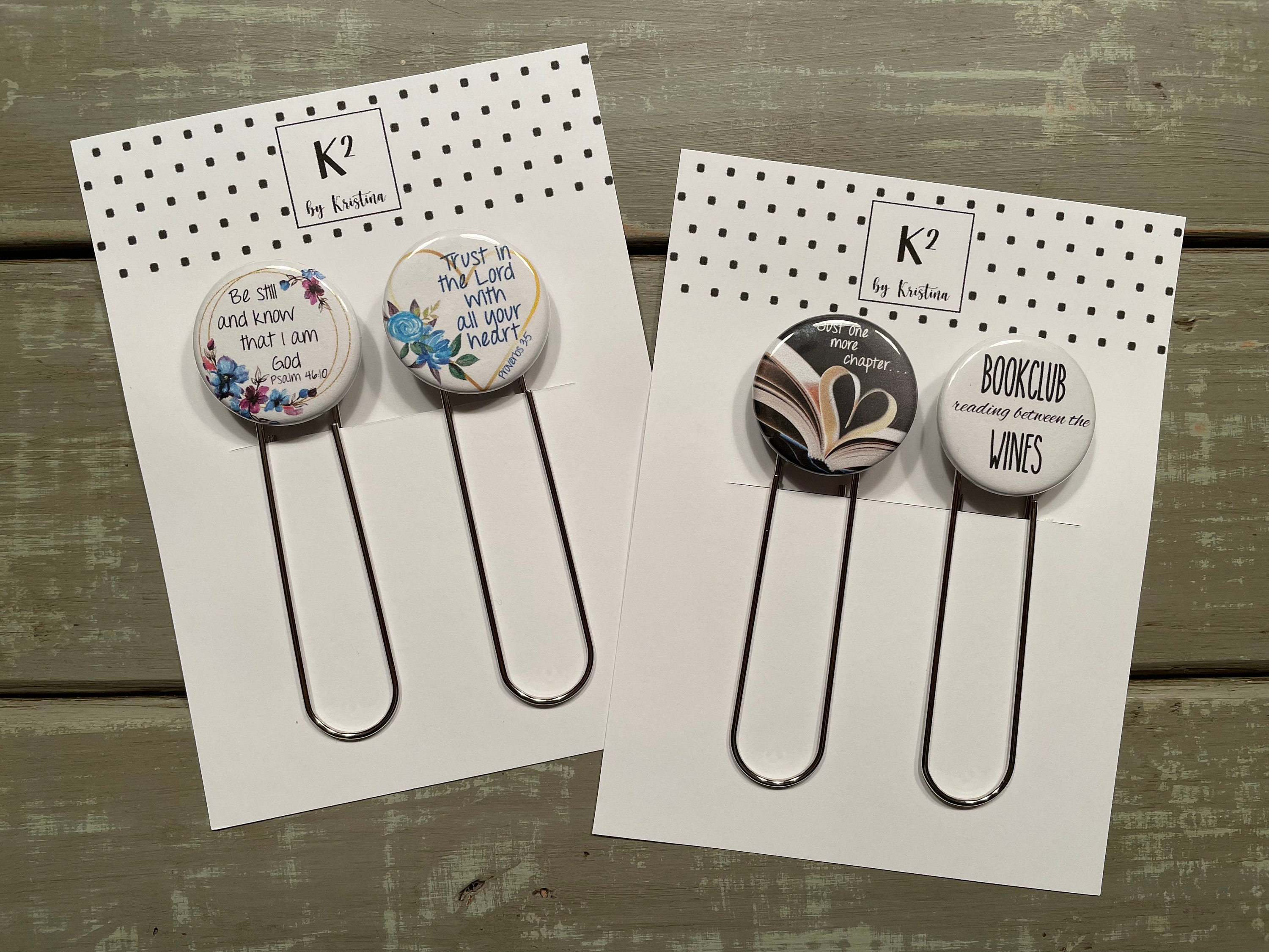 Jumbo Paperclip Bookmark, Planner Bookmark, 2 Pack - Etsy