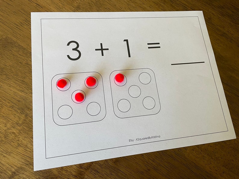 Do-a-dot Printable, Addition and Alphabet Pages, Digital Download - Etsy