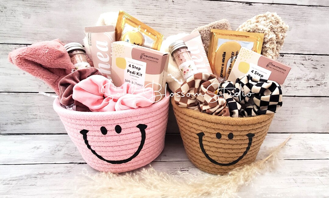 Happy Spa Basket, Spa Gift Box, Teen/ Tween Birthday, Pre-teen Gift ...