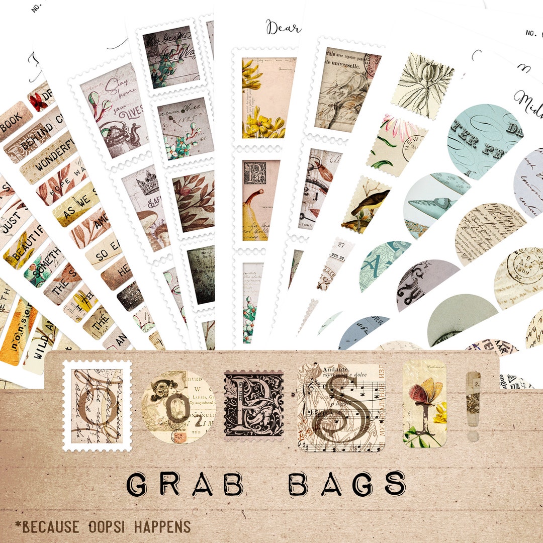 Oopsi Vintage Sticker Grab Bag Oops Sticker Bags Half Price Misfits ...