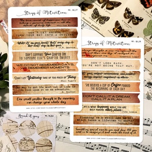 Strips of Inspiration - Motivational Washi Tape Stickers, Famous Quotes ...