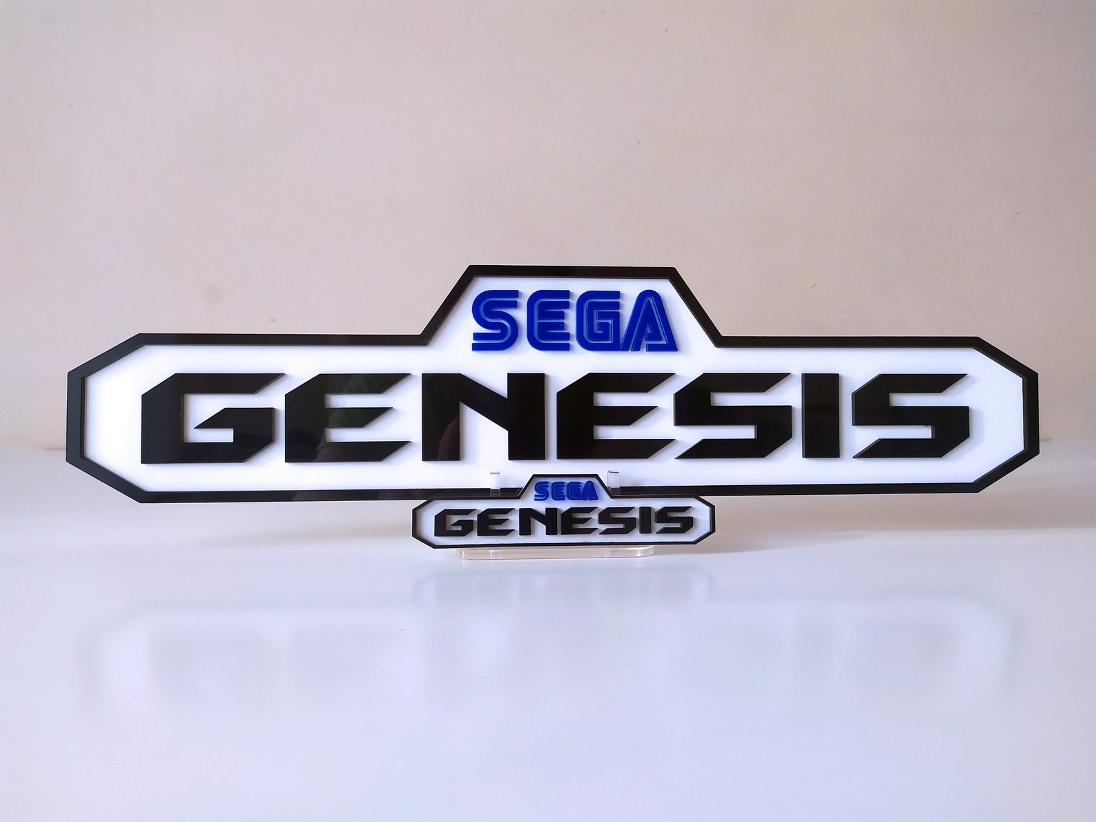 SEGA Genesis video game decoration logo shelf display wall | Etsy