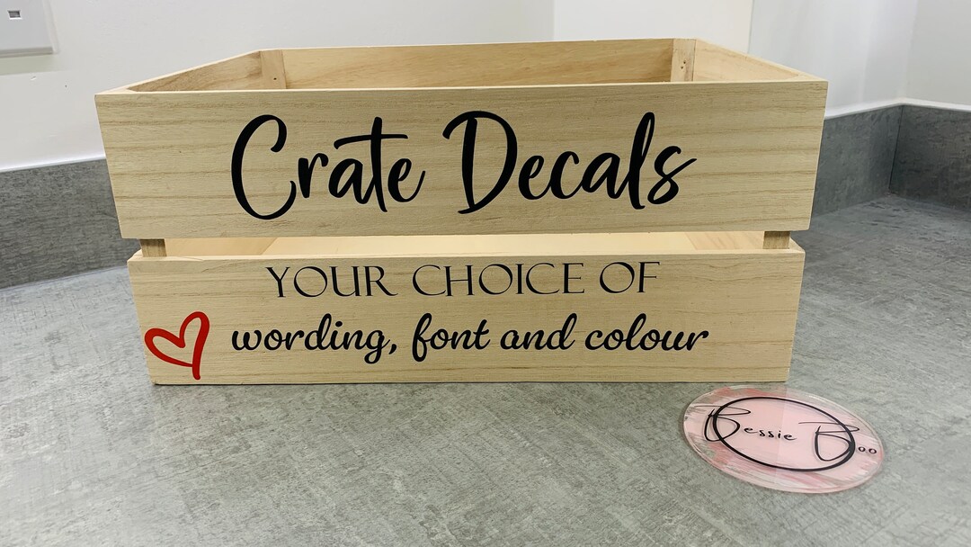 DIY Crate - Crate Decals | Stickers for Crate | Custom Made Crate ...